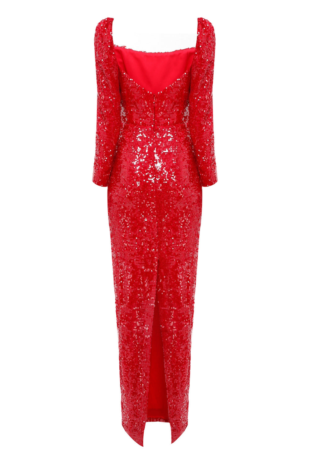 Ines Embellished Corset Evening Gown in Fire Red – YASYA MINOCHKINA